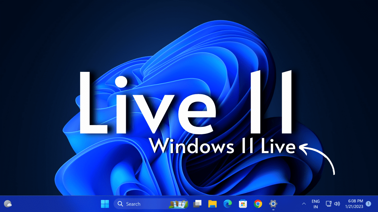 Windows 11 Live USB — Tiny 11 or Live 11 (2024)