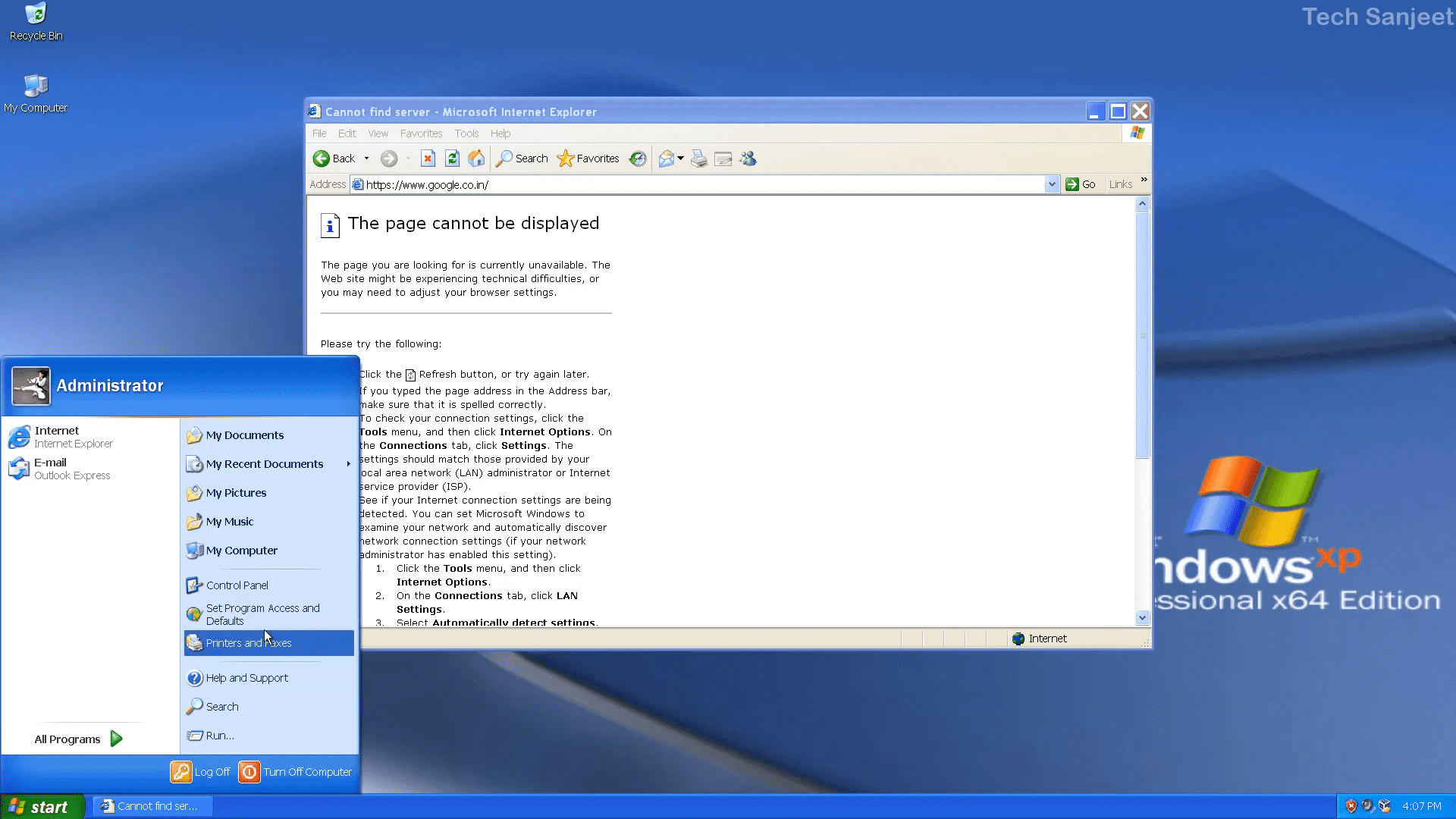 The Page Cannot be Displayed Windows XP (How to Fix in 2024)